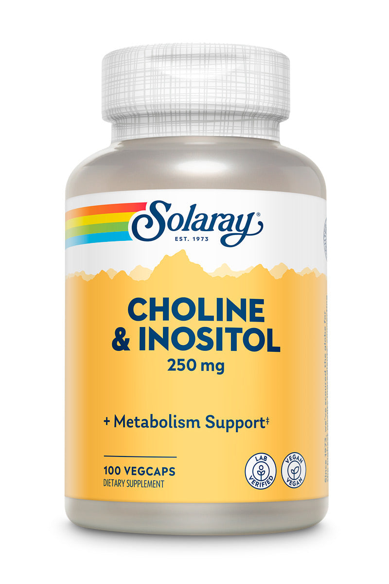 Choline & Inositol 250mg (100 Capsules) — Vitality Nutrition