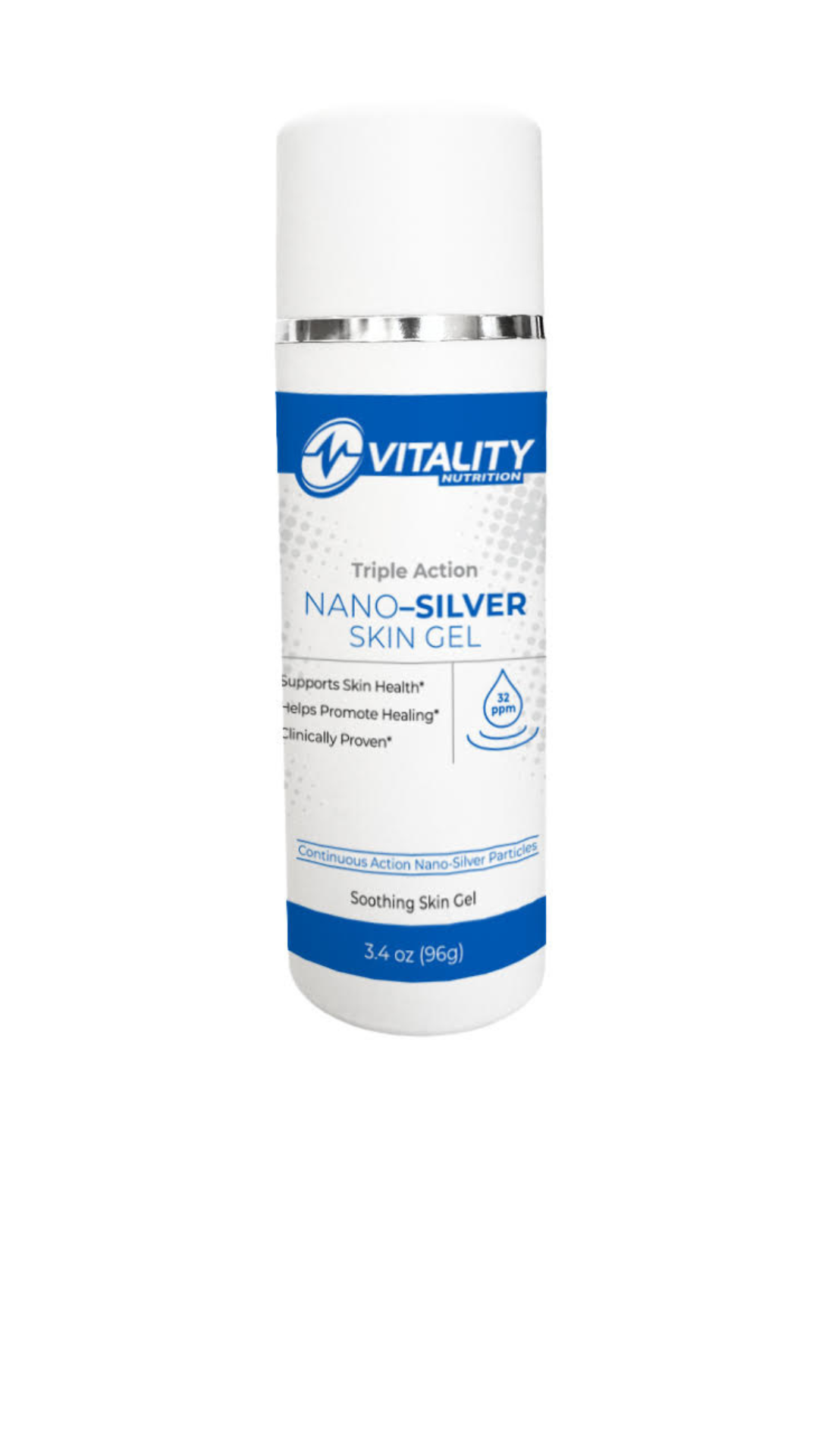 Triple Action Nano-Colloidal Silver Skin Gel — Vitality Nutrition