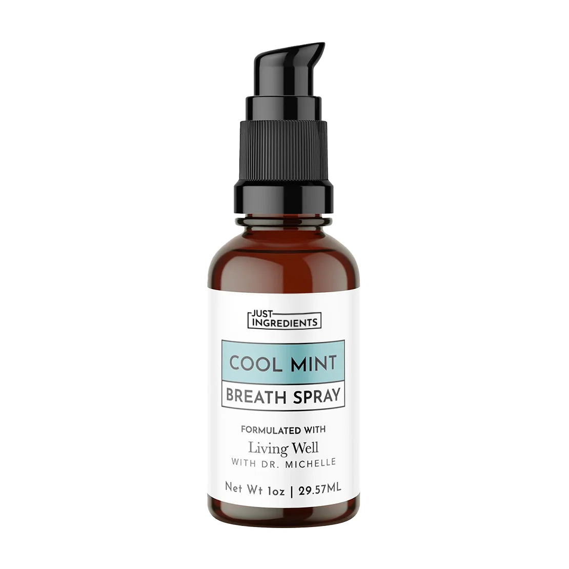 Just Ingredients Cool Mint Breath Spray (1 oz) — Vitality Nutrition