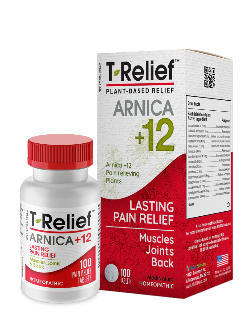 T-Relief Arnica +12 Pain Relieving Tablets — Vitality Nutrition