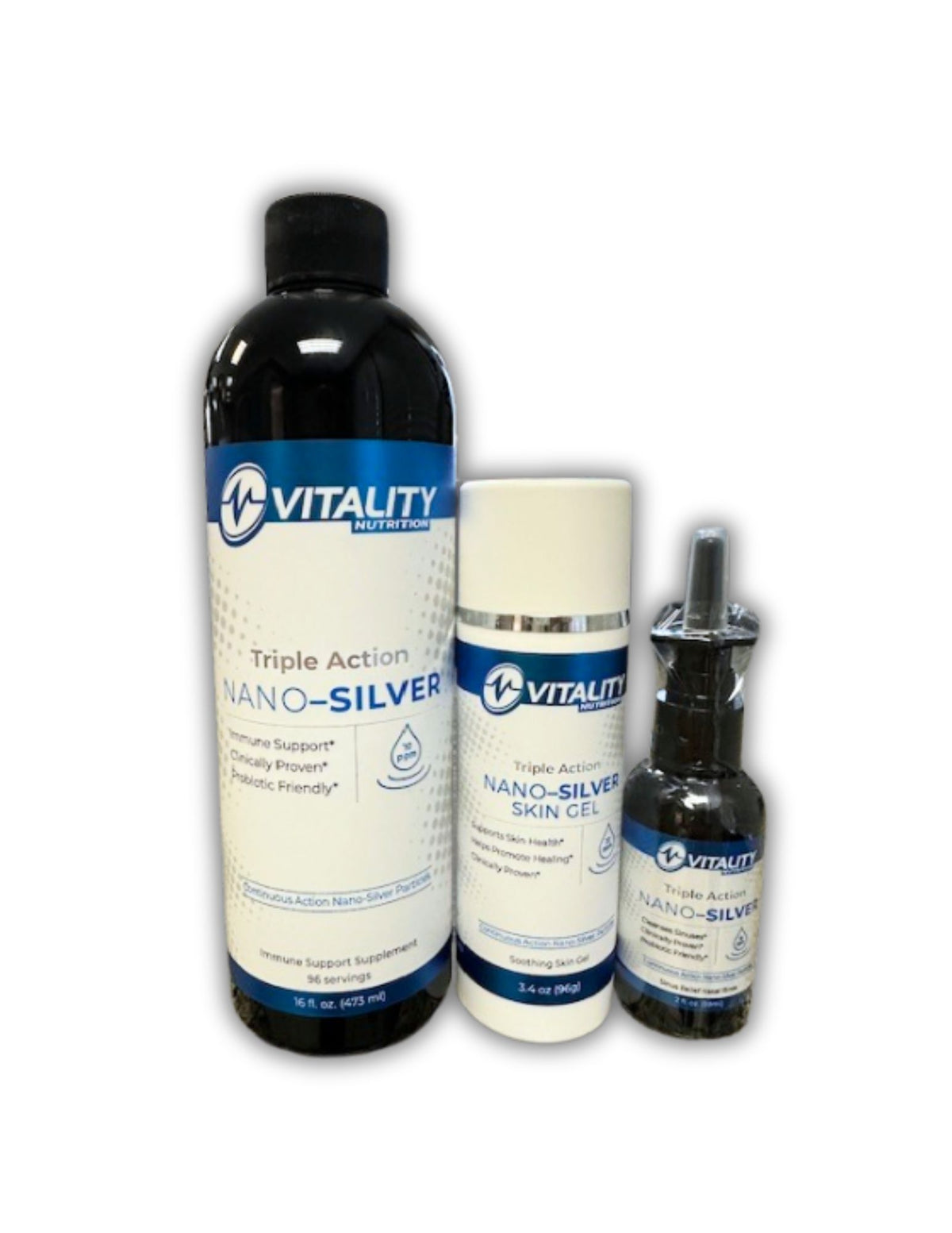 Vitality Nano Colloidal Silver Trio — Vitality Nutrition