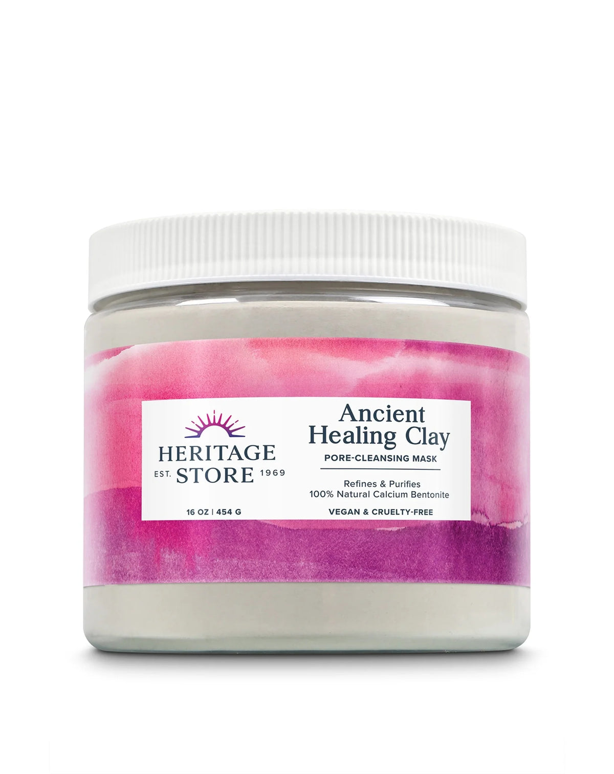 Heritage Store Healing Clay Pore-Cleansing Mask 16oz — Vitality Nutrition