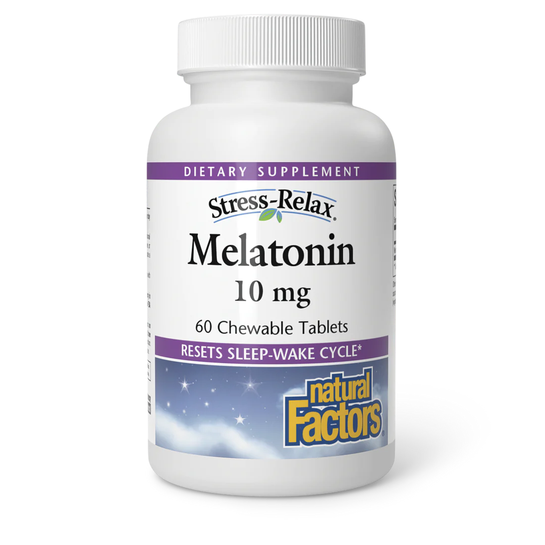 Stress Relax Melatonin 10mg Chewable Tablets — Vitality Nutrition