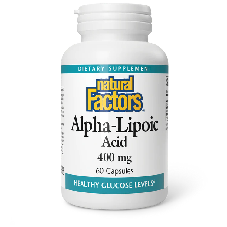 Alpha-Lipoic Acid 400mg (60 Capsules) — Vitality Nutrition